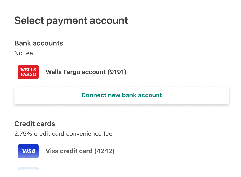 Reduce credit card fees and drive ACH payments